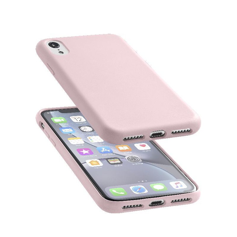 cover soft touch iphone xr rosa